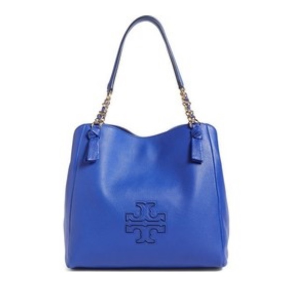 Tory Burch | Bags | Tory Burch Harper Tote Hobo Macaw Royal Blue | Poshmark